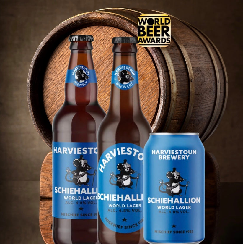 Schiehallion Lager 4.8% ABV – Harviestoun Brewery