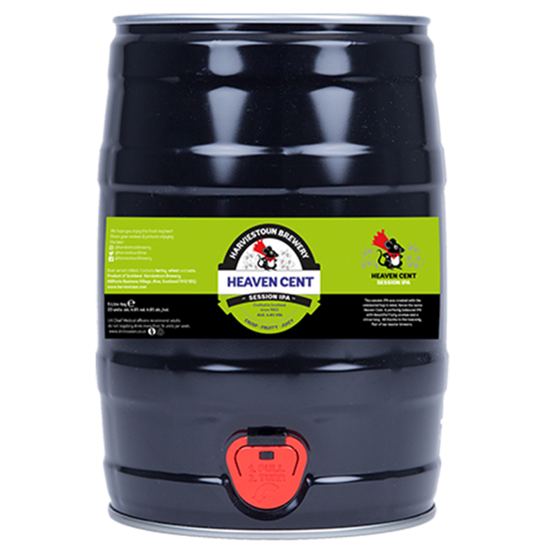 Heaven Cent 5L 4.6% ABV mini keg – Harviestoun Brewery